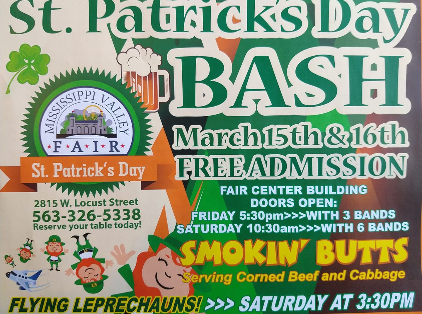 2nd Annual St. Patrick’s Day Bash at Fairgrounds! | Quad CitiesQuadCities.com