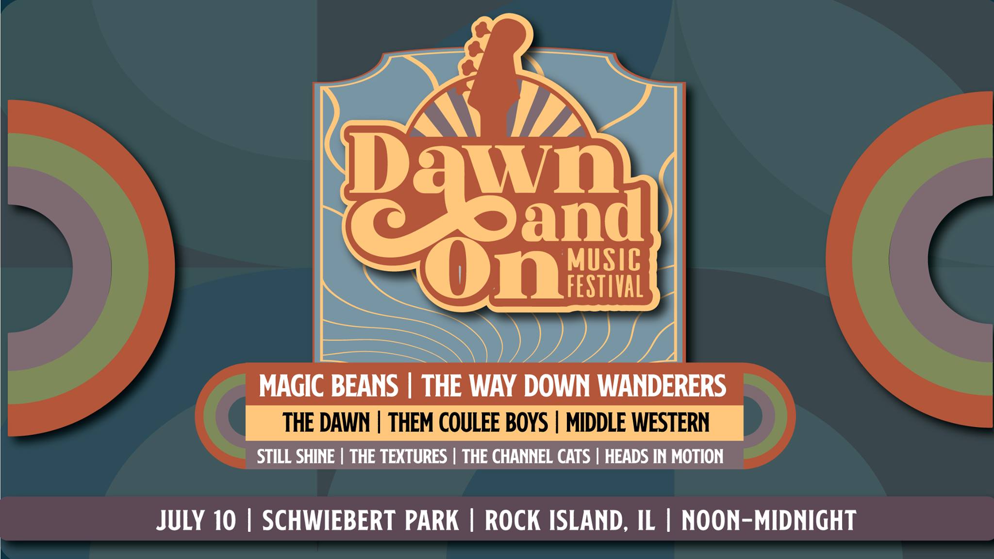 Dawn And On Rockin' Rock Island For Huge Outdoor Music Fest Today ...