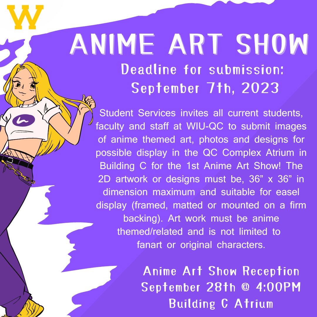 Western Illinois University Quad-Cities to Host First Annual Anime Art ...